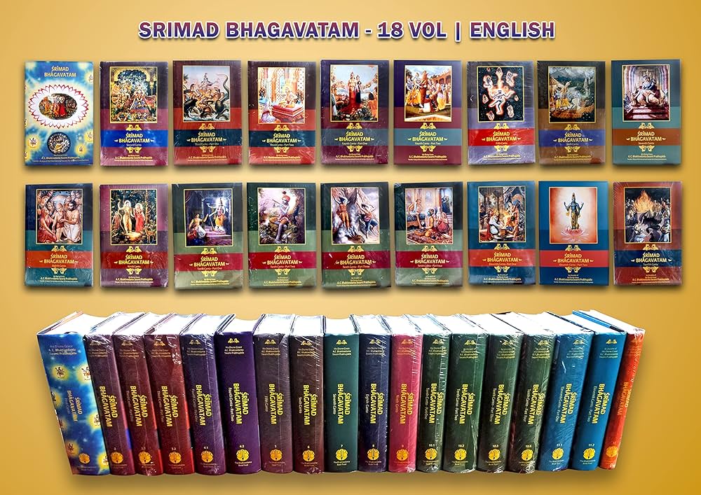 Srimad Bhagavatam Full Set (18 Volumes) English - CABH - Caitanya Book ...